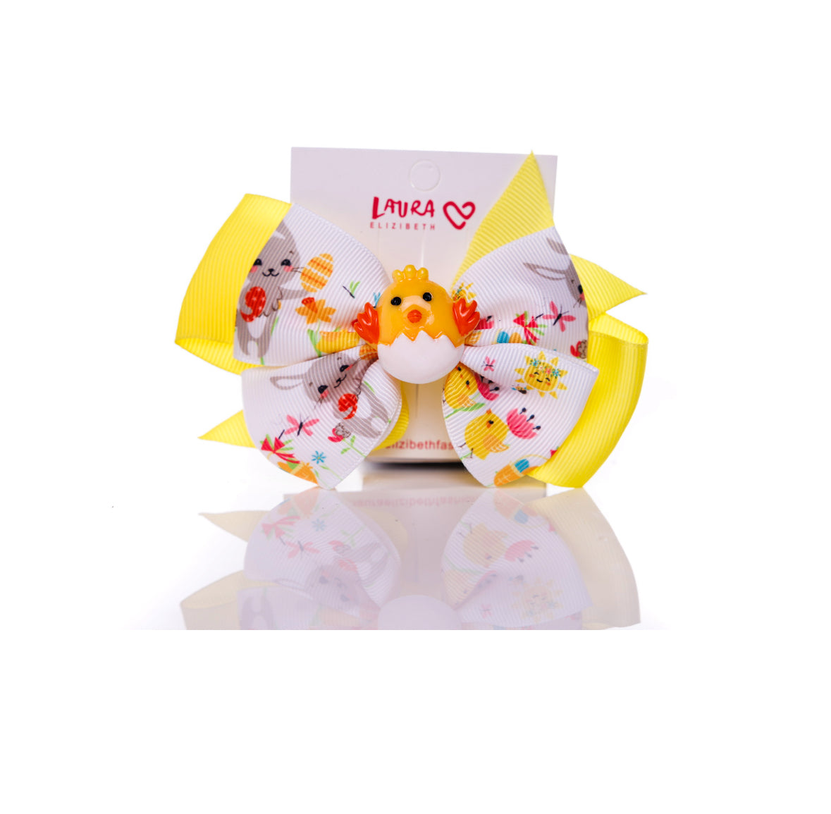 MINI LARGE EASTER CHICK BOW – Laura Elizibeth